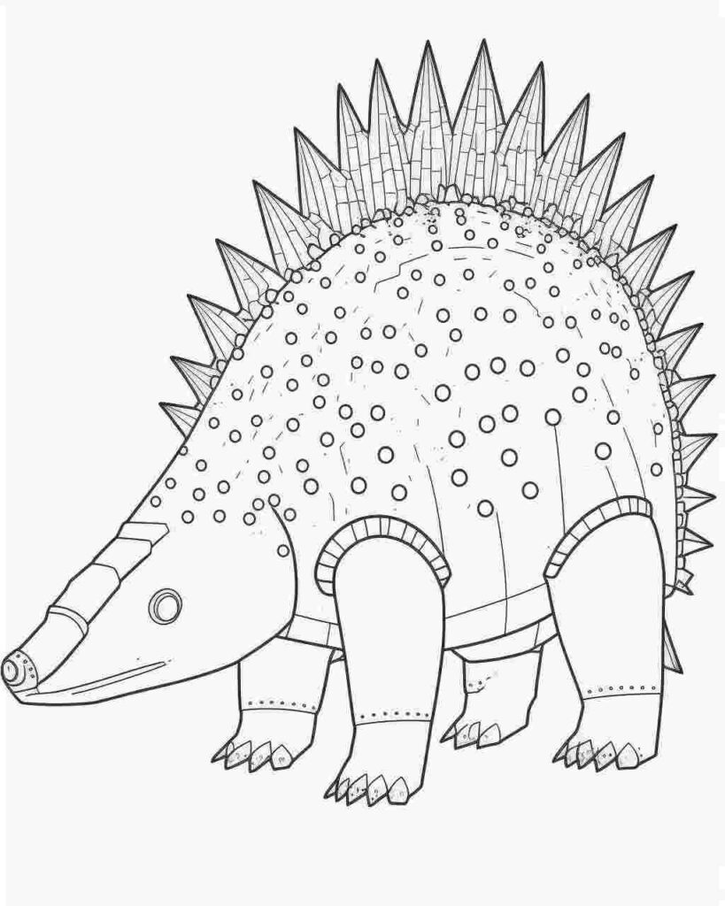 Ankylosaurus Coloring Pages: A Fun and Educational Activity for Kids ...