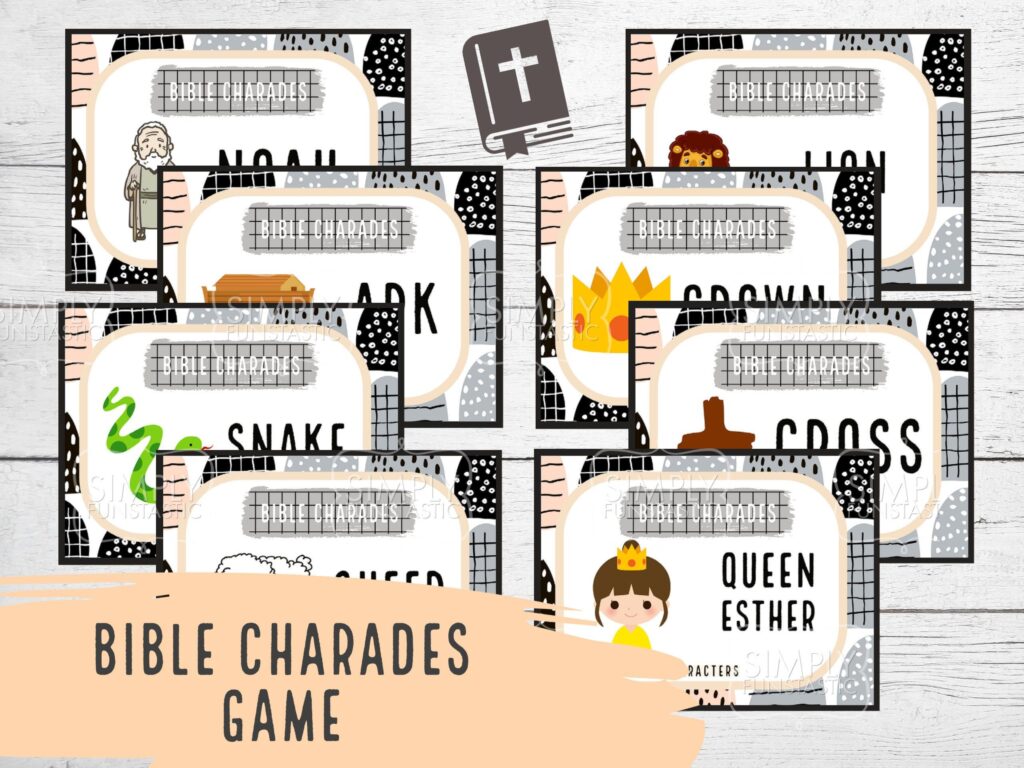 Bible Charades Game: A Fun and Engaging Activity for All Ages - Premium ...