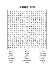 Football Word Search: A Fun and Engaging Game for Football Fans ...