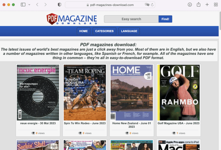Discover the World of Free Magazine PDFs - Premium Printable