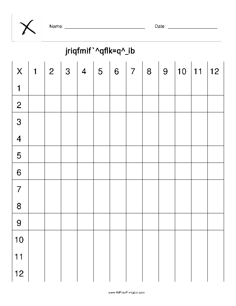 Unlocking the Power of Blank Tables Chart - Premium Printable