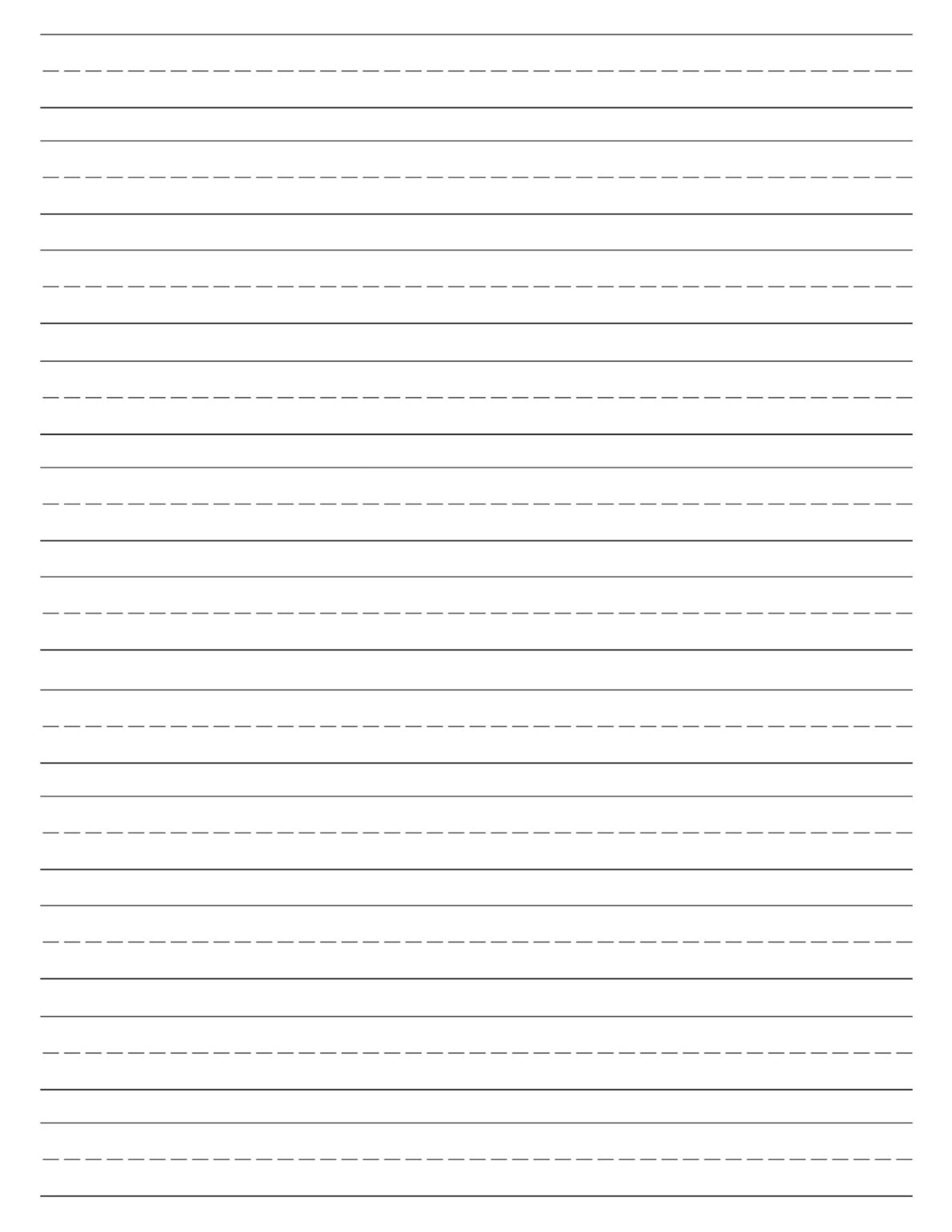 Printable Handwriting Paper: Enhance Your Writing Experience - Premium ...