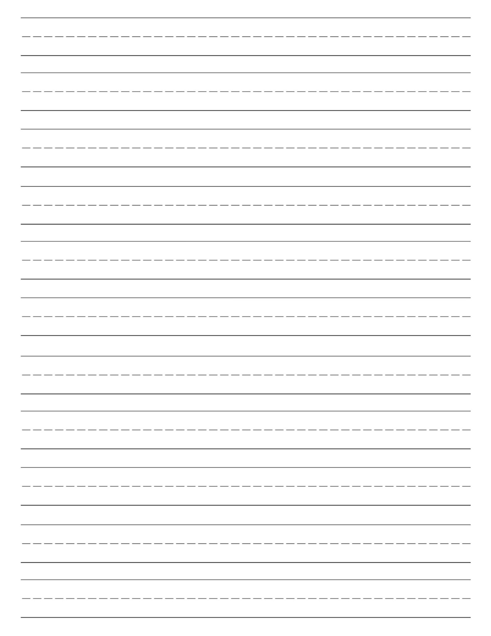Printable Handwriting Paper: Enhance Your Writing Experience - Premium ...