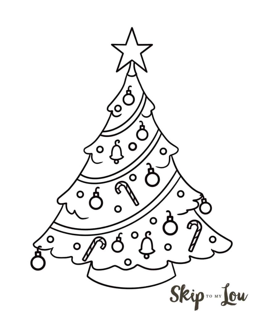 Discover the Magic of the Trace Christmas Tree - Premium Printable