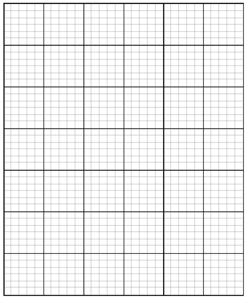 Exploring the Versatility of Blank Graph Paper - Premium Printable