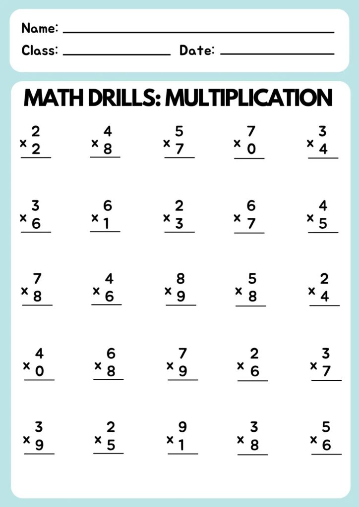 Easy Multiplication Worksheets: The Ultimate Tool for Mastering Math ...