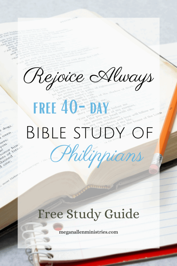Free Printable Bible Study On Philippians - Premium Printable