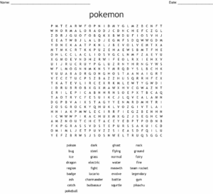 Pokemon Word Search: Unleash the Fun and Challenge! - Premium Printable