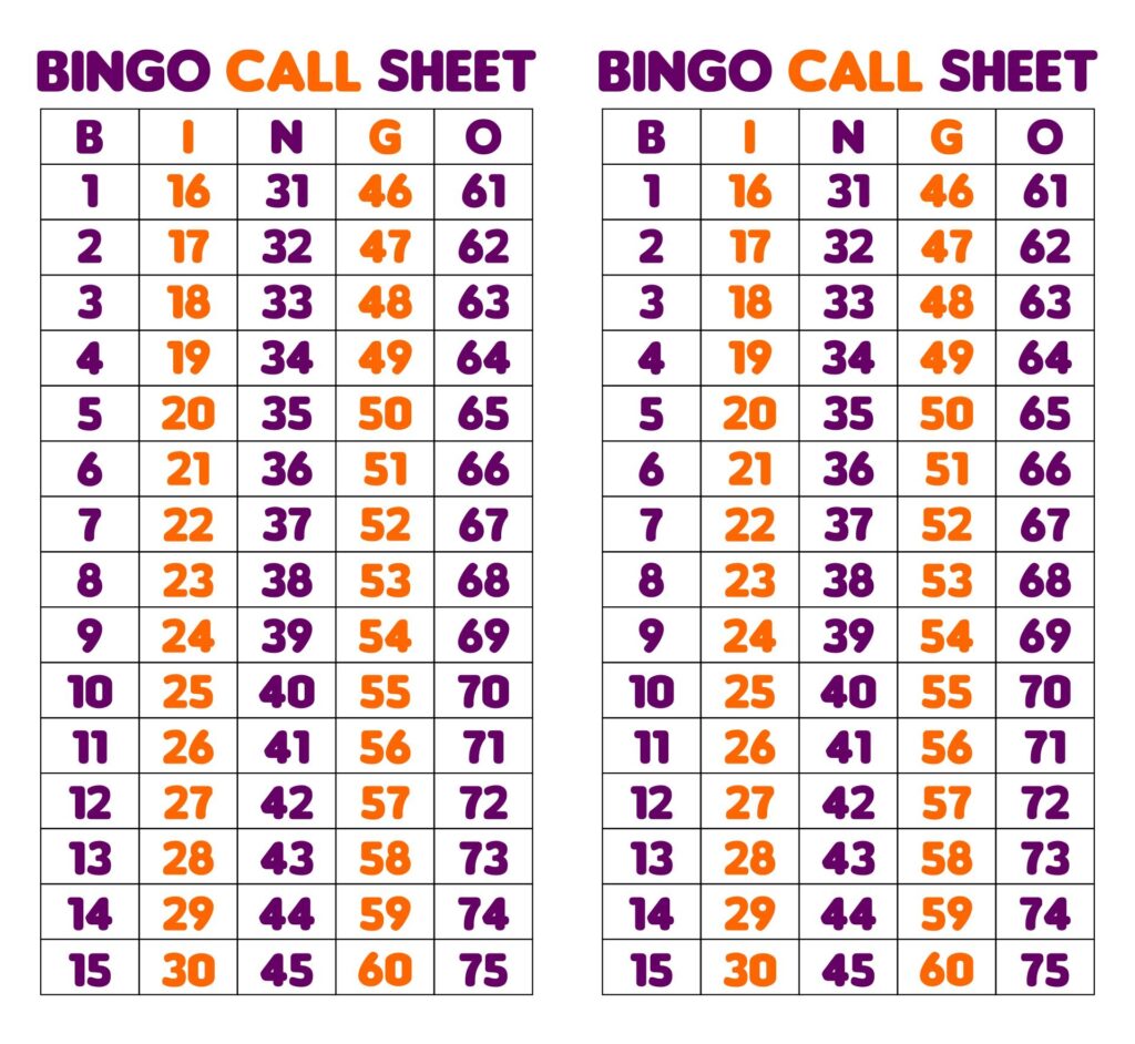 Bingo Calling Cards: Enhancing the Game Experience - Premium Printable