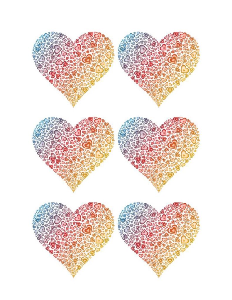 Hearts Printable Free: Unlock Your Creativity with Endless ...