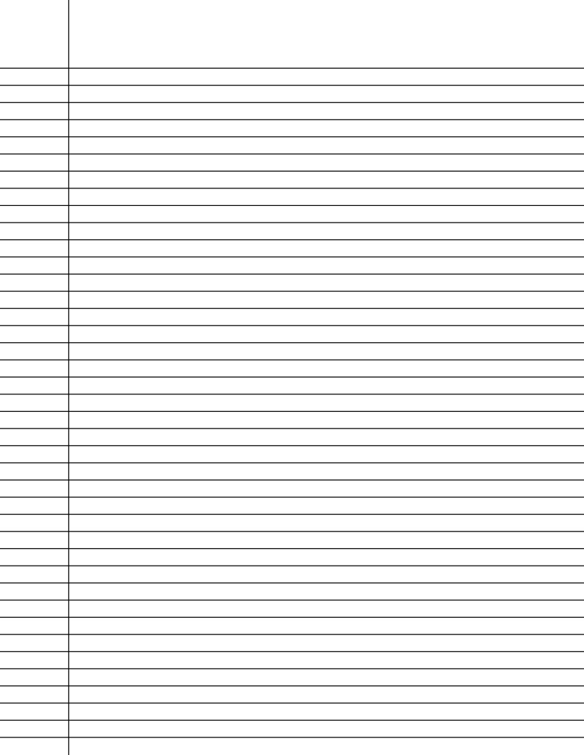 Lined Paper Printable: The Ultimate Tool for Organization and ...