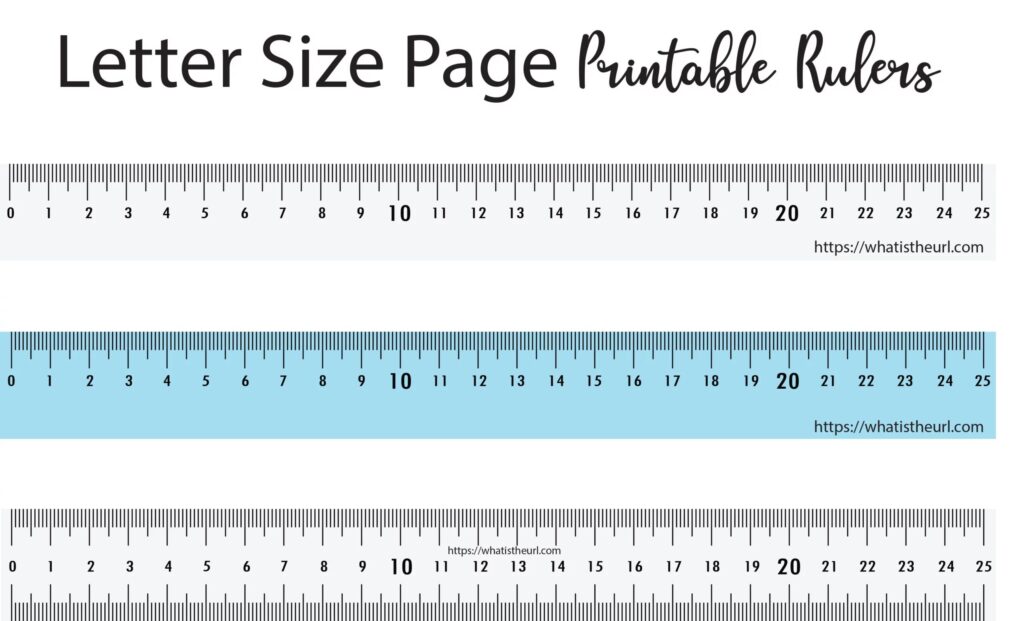 Paper Ruler Printout: A Versatile Tool for Your Measuring Needs ...