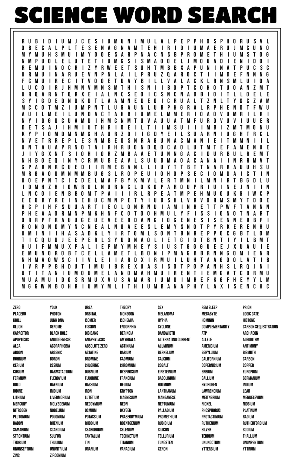 Hard Word Search Printable Pdf: The Ultimate Puzzle Challenge - Premium ...